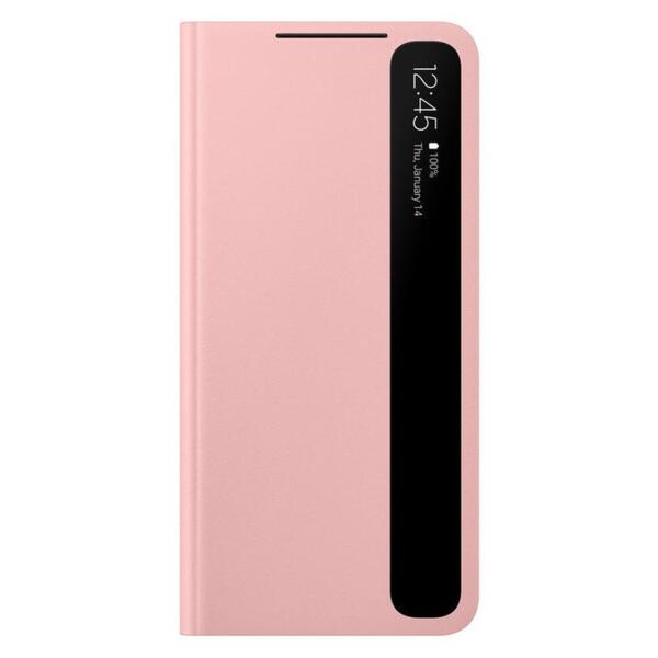 Оригинален Активен Калъф за SAMSUNG S21 Clear View Cover Book Case EF ...