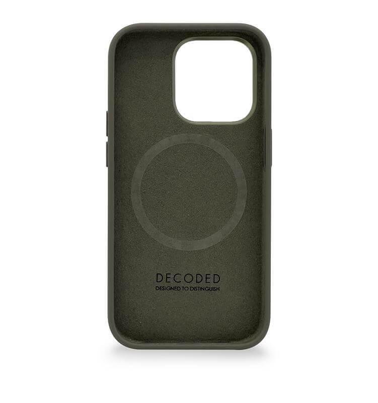 Magsafe Калъф за iPhone 14 Pro Max, Decoded Silicone Case, Зелен » Mytel.bg