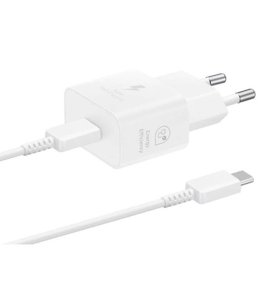 Оригинално Зарядно Samsung 25W 220v Super Fast Charger LS с USB-C Кабел ...