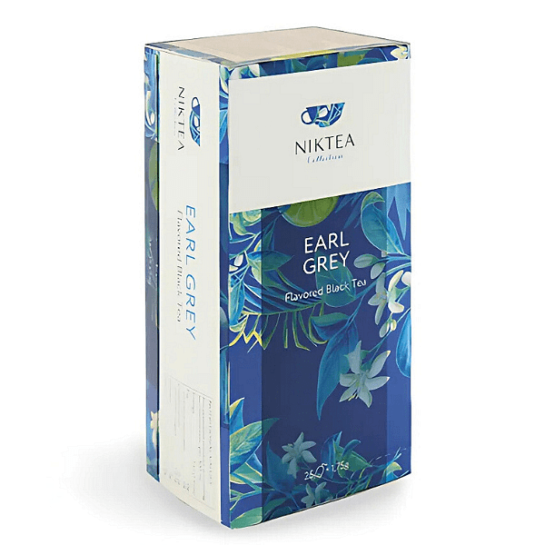 Niktea Черен чай Earl Grey, филтър торбички 25 бр.