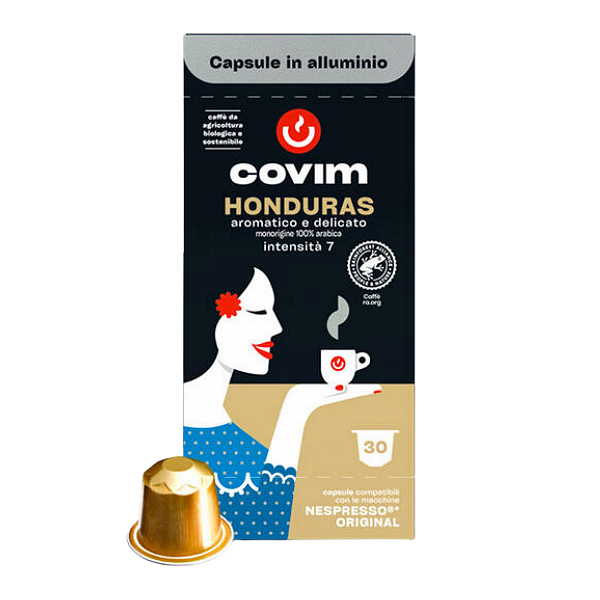 COVIM Bio Honduras - 30бр. Nespresso® съвместими алуминиеви капсули