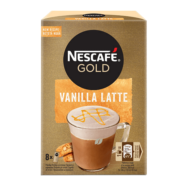 NESCAFÉ Gold Vanilla Latte 8 броя в кутия