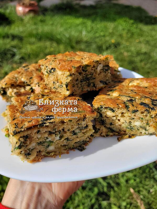 СОЛЕН КЕКС с КОПРИВА, СПАНАК, ЛАПАД, КИСЕЛЕЦ, ЗЕЛЕНИИ