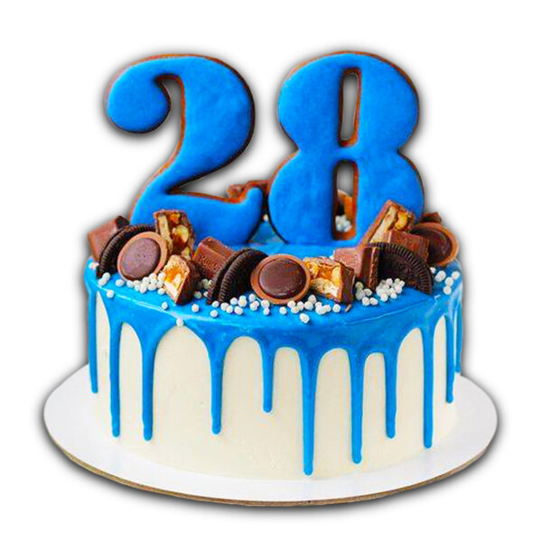 Декораторска торта за рожден ден 28г