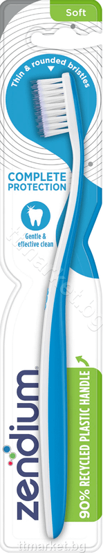Zendium Toothbrush Complete Protection Soft Четка за Цялостна Грижа ...