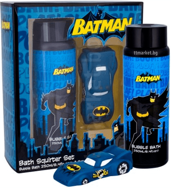 Batman Bath Squirter Set Детски комплект за баня 1бр Английско качество