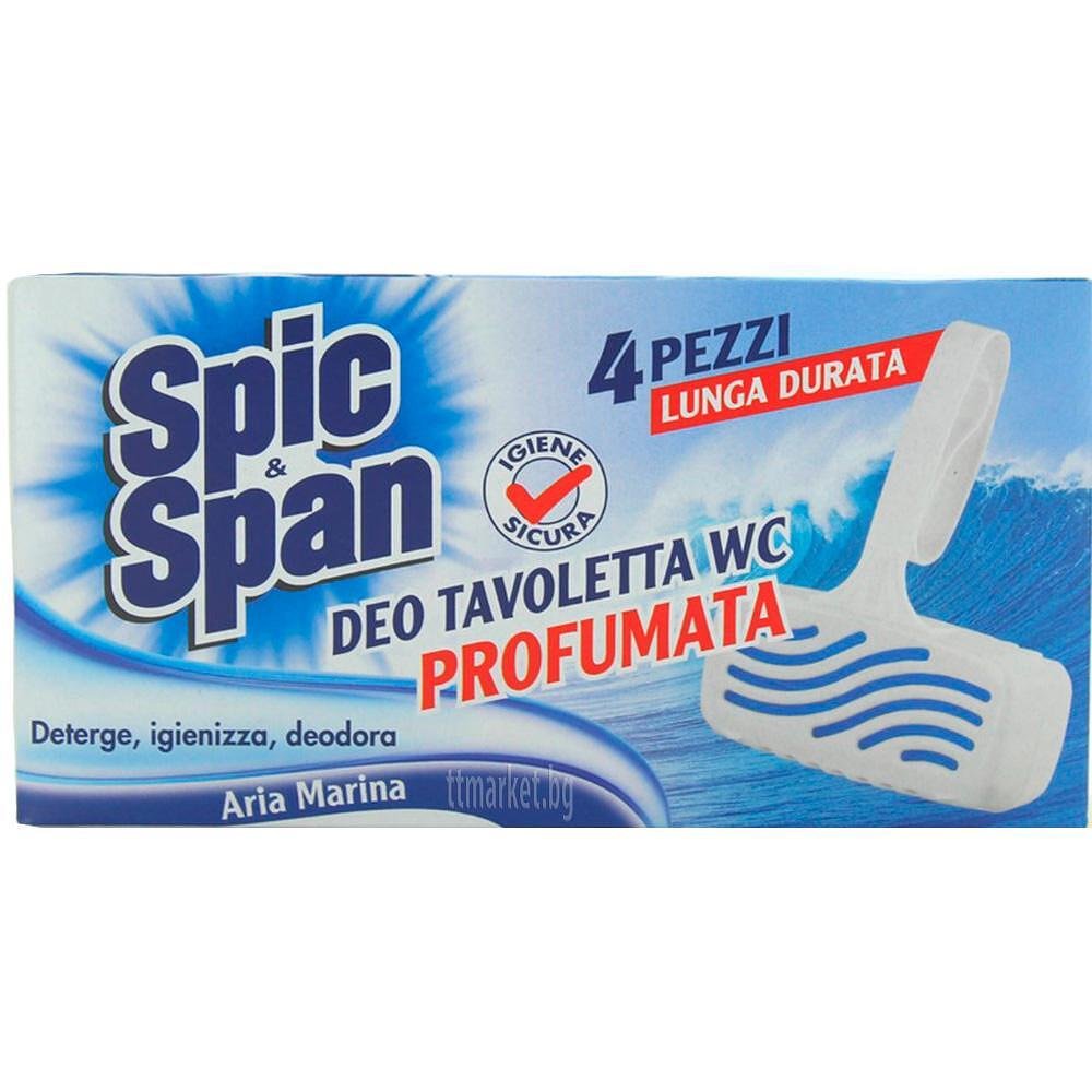 Spic & Span Deo Tavoletta WC Profumata Кошничка за тоалетна океан 4бр ...