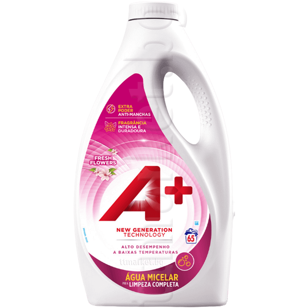 Ariel A+ Fresh Flowers Течен перилен препарат за бели и цветни тъкани 3 ...