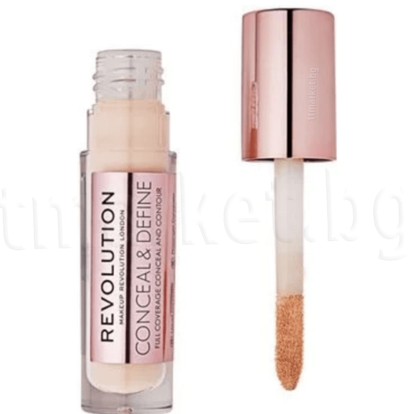 Revolution Conceal & Define Liquid Concealer C6.5 Течен матиращ ...