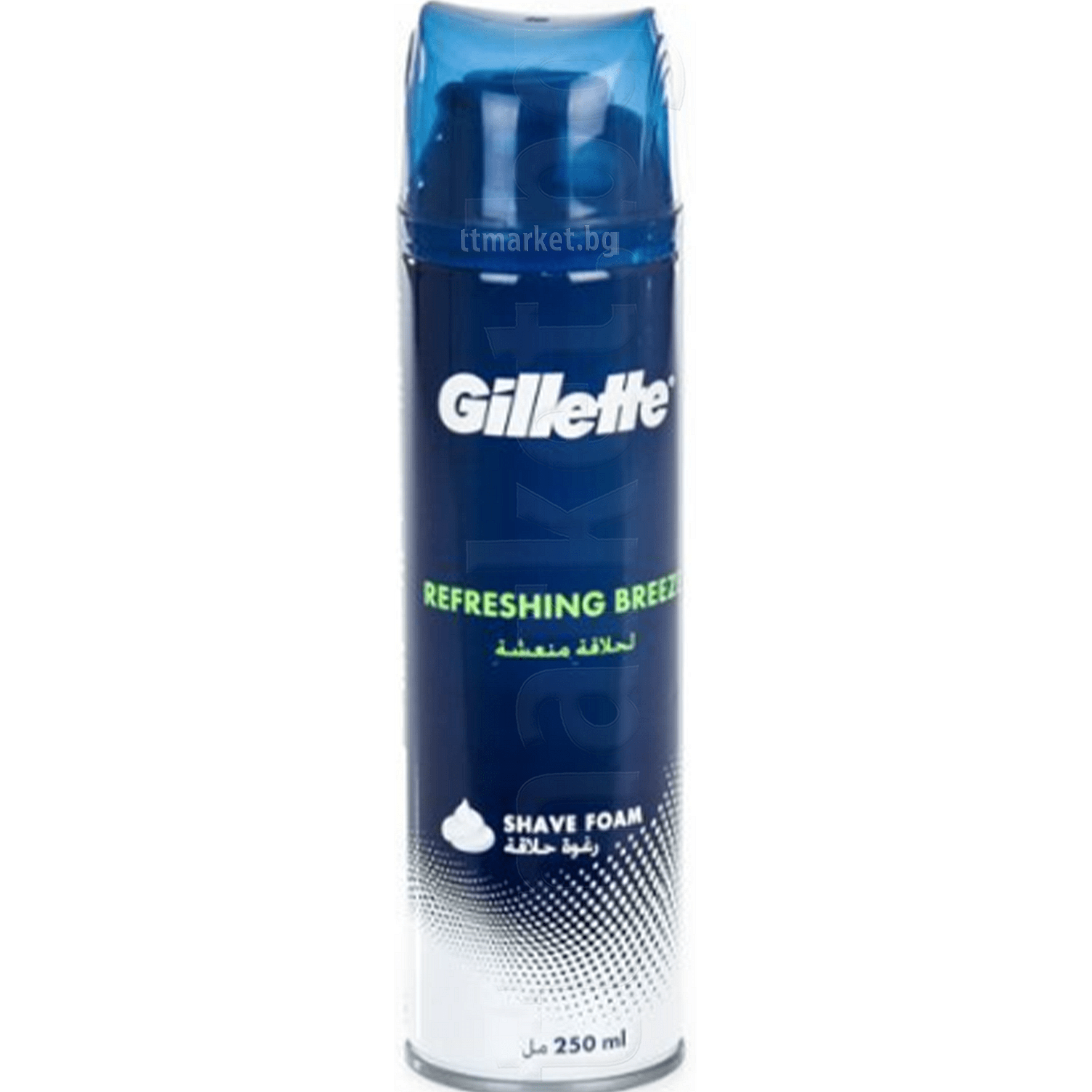 Gillette Shaving Foam Refresh Breeze Освежаваща пяна за бръснене 250 мл ...