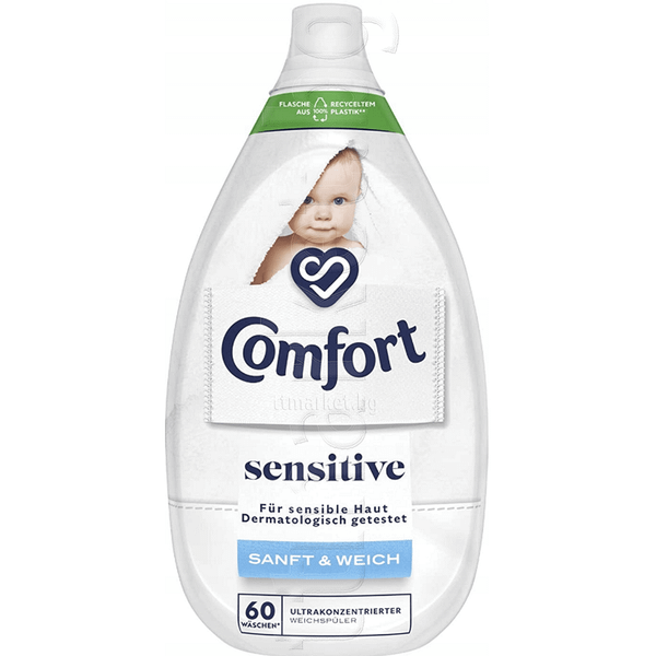 Comfort = Coccolino Sensitive Концентриран омекотител за чувствителна ...