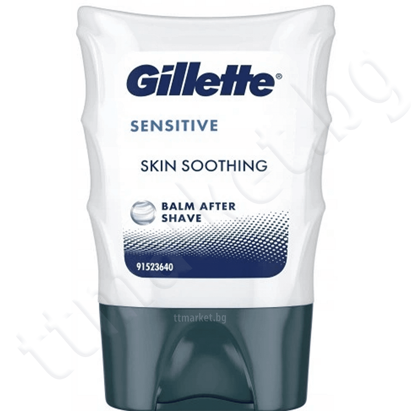 Gillette Sensitive Skin Soothing Balm After Shave Успокояващ балсам за ...