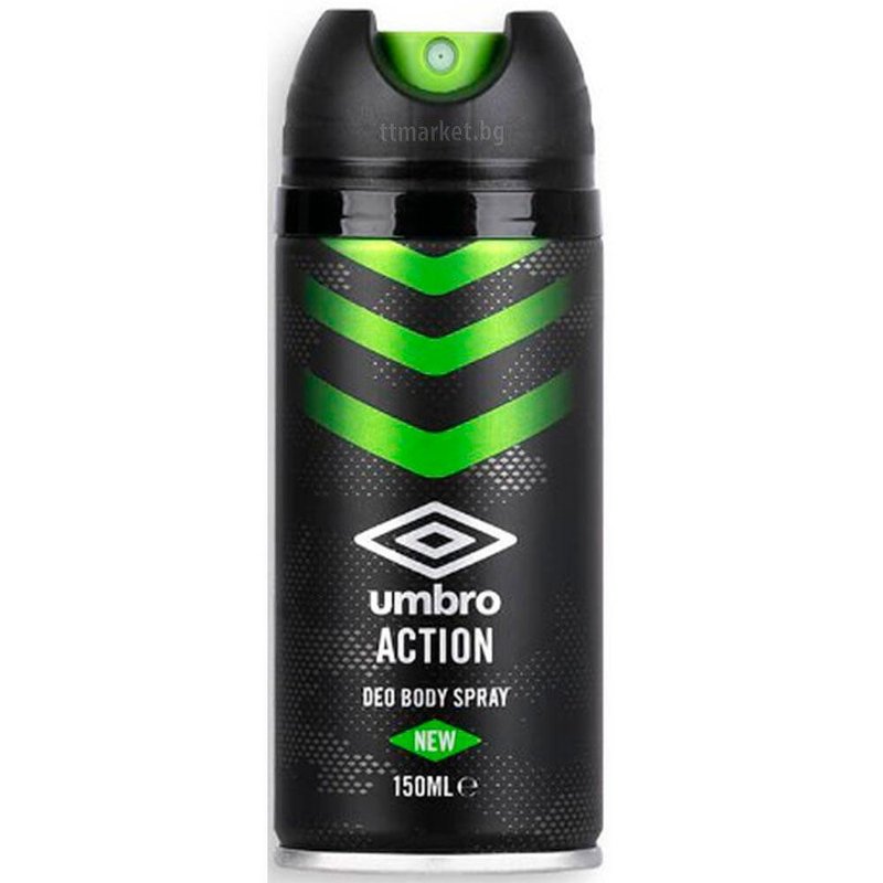 Umbro Action Deo Body Spray Парфюмен дезодорант за тяло за мъже 150 мл ...