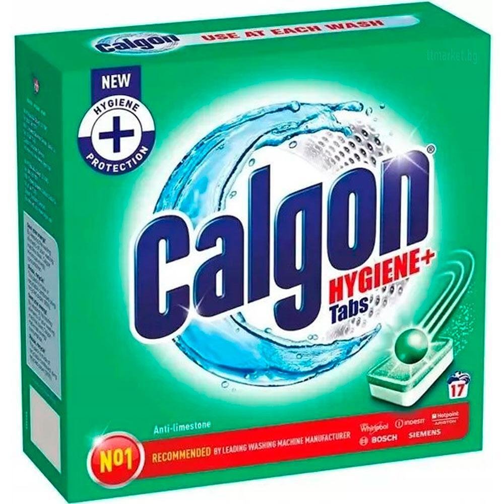 Calgon Hygiene+ Tabs Таблетки против котлен камък 17 бр Френско качество