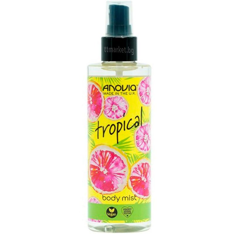 Anovia Tropical Vegan Body Mist Веган спрей за тяло с тропически аромат ...