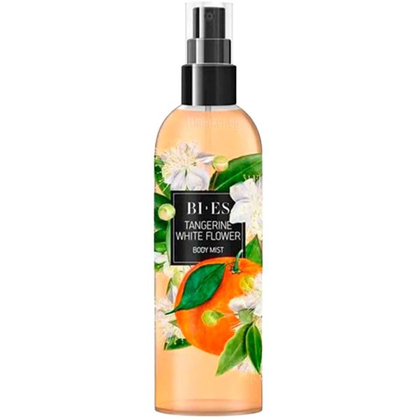 Bi-Es Tangerine White Flower Body Mist Спрей за тяло с мандарина и бели ...