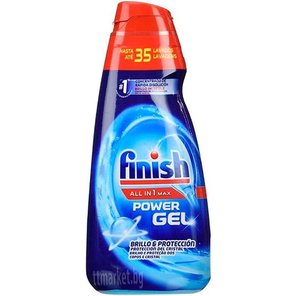 Finish All in 1 Max Power Gel Brillo & Proteccion Гелообразен препарат ...