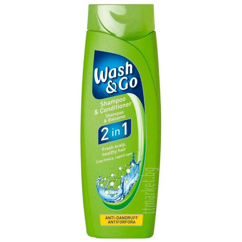 Wash & Go Shampoo & Conditioner Anti Dandruff Шампоан и балсам против ...