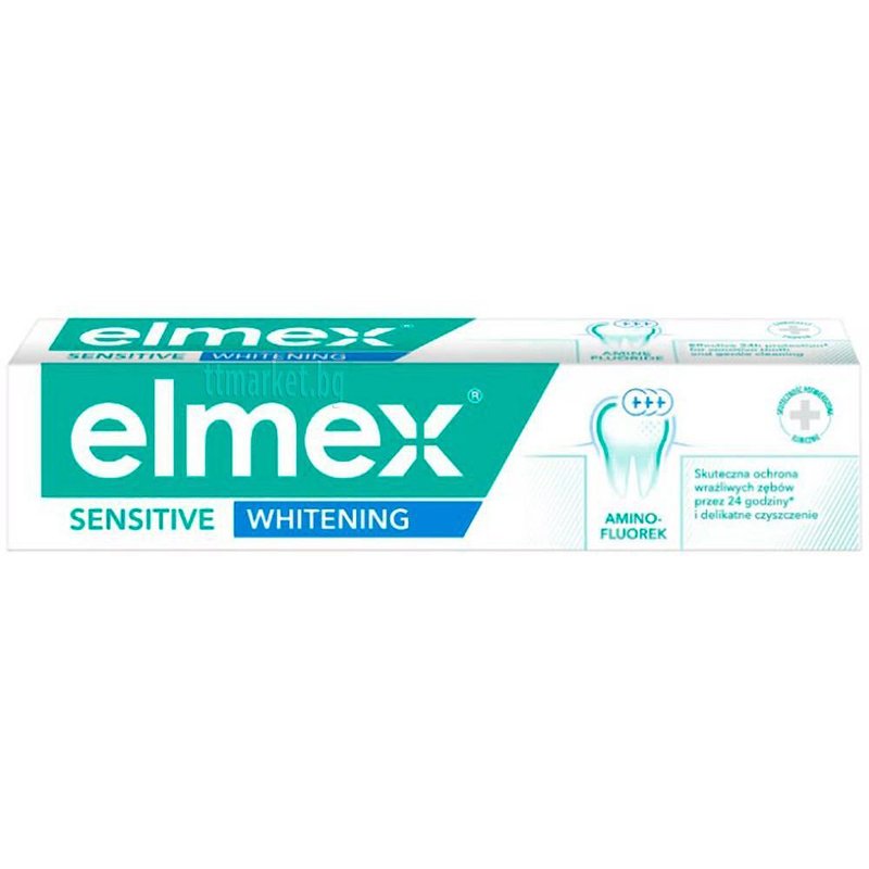 Elmex Sensitive Whitening Избелваща паста за зъби 75 мл