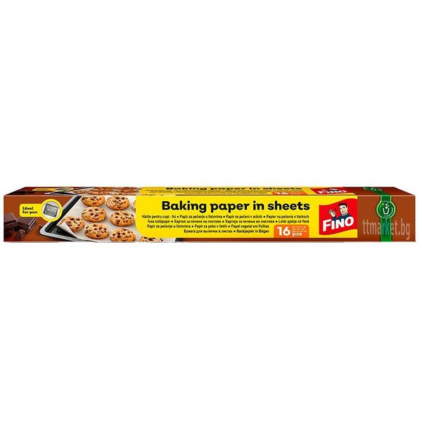 Fino Baking Paper in Sheets Хартия за печене на листове 20 бр