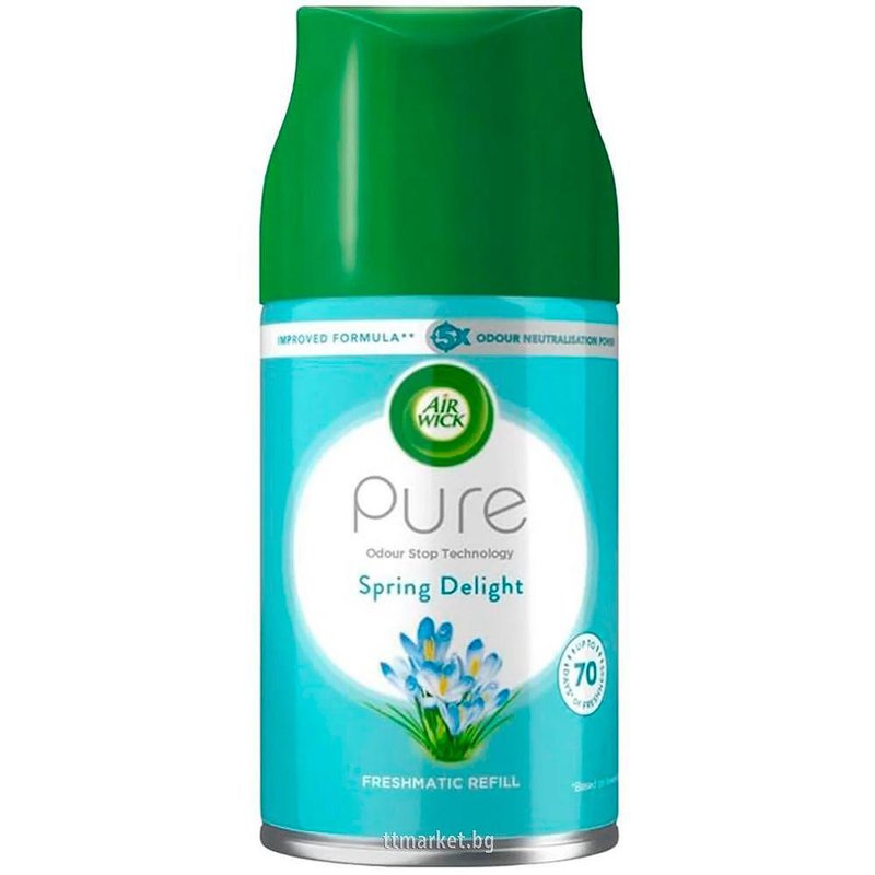 Air Wick Pure Odor Stop Technology Spring Delight Ароматизиращ въздушен ...