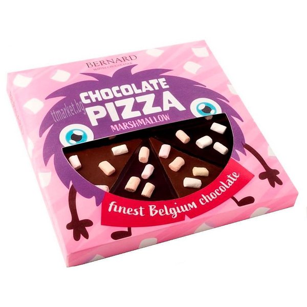 Bernard Chocolate Pizza Marshmallow Шоколадова пица с маршмелоу 105 гр