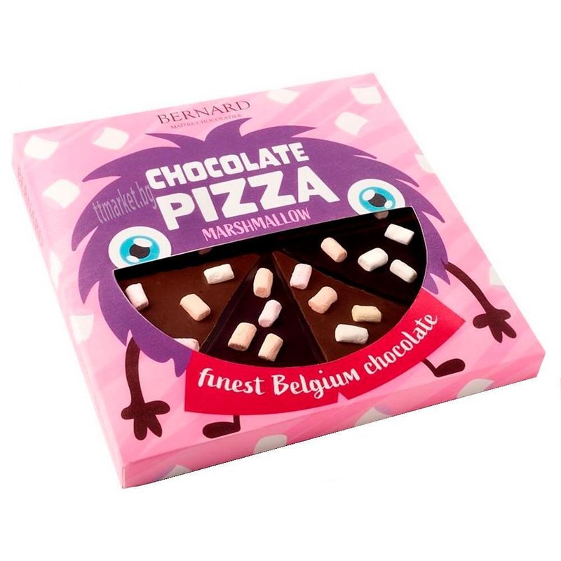 Bernard Chocolate Pizza Marshmallow Шоколадова пица с маршмелоу 105 гр