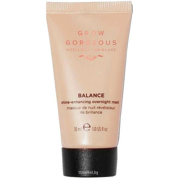 Grow Gorgeous Balance Shine-Enhancing Overnight Mask Нощна маска за ...
