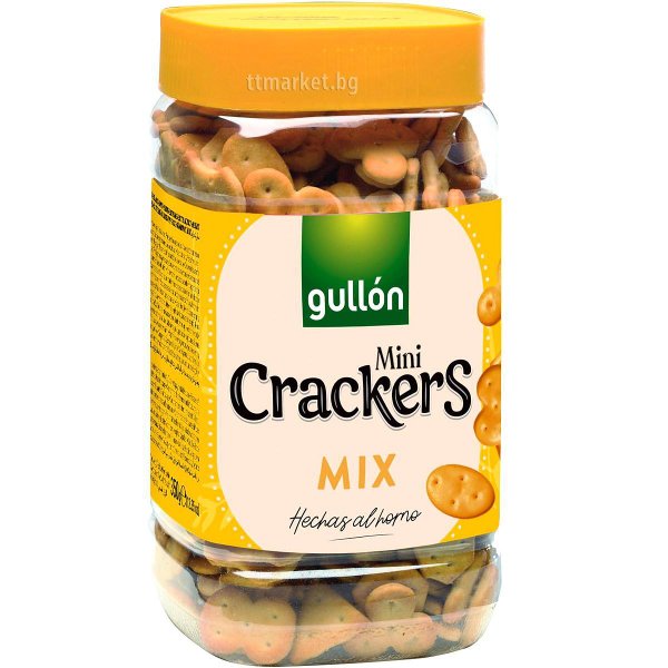 Gullon Mini Crackers Mix Мини солени крекери Микс 350 гр Италианско ...