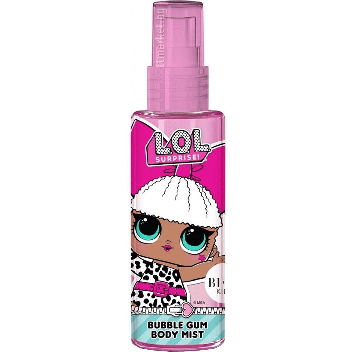 Bi-Es Kids LOL Suprise Bubble Gum Body Mist Детски парфюмен спрей за ...