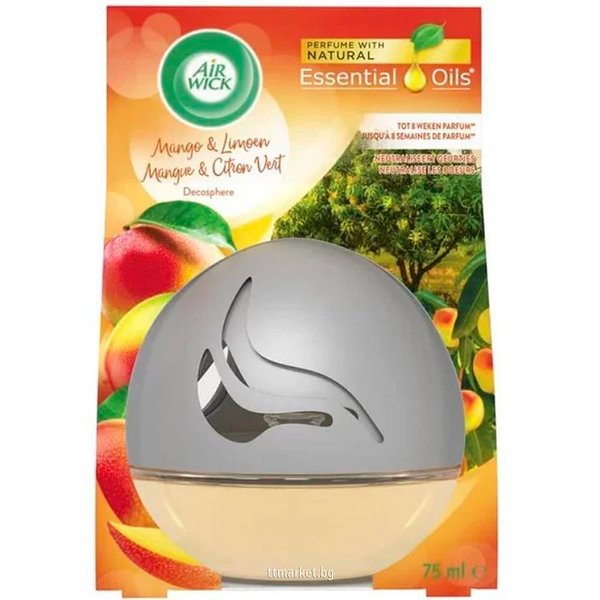 Air Wick Air Freshener Mango & Limoen Ароматизатор за въздух с аромат ...