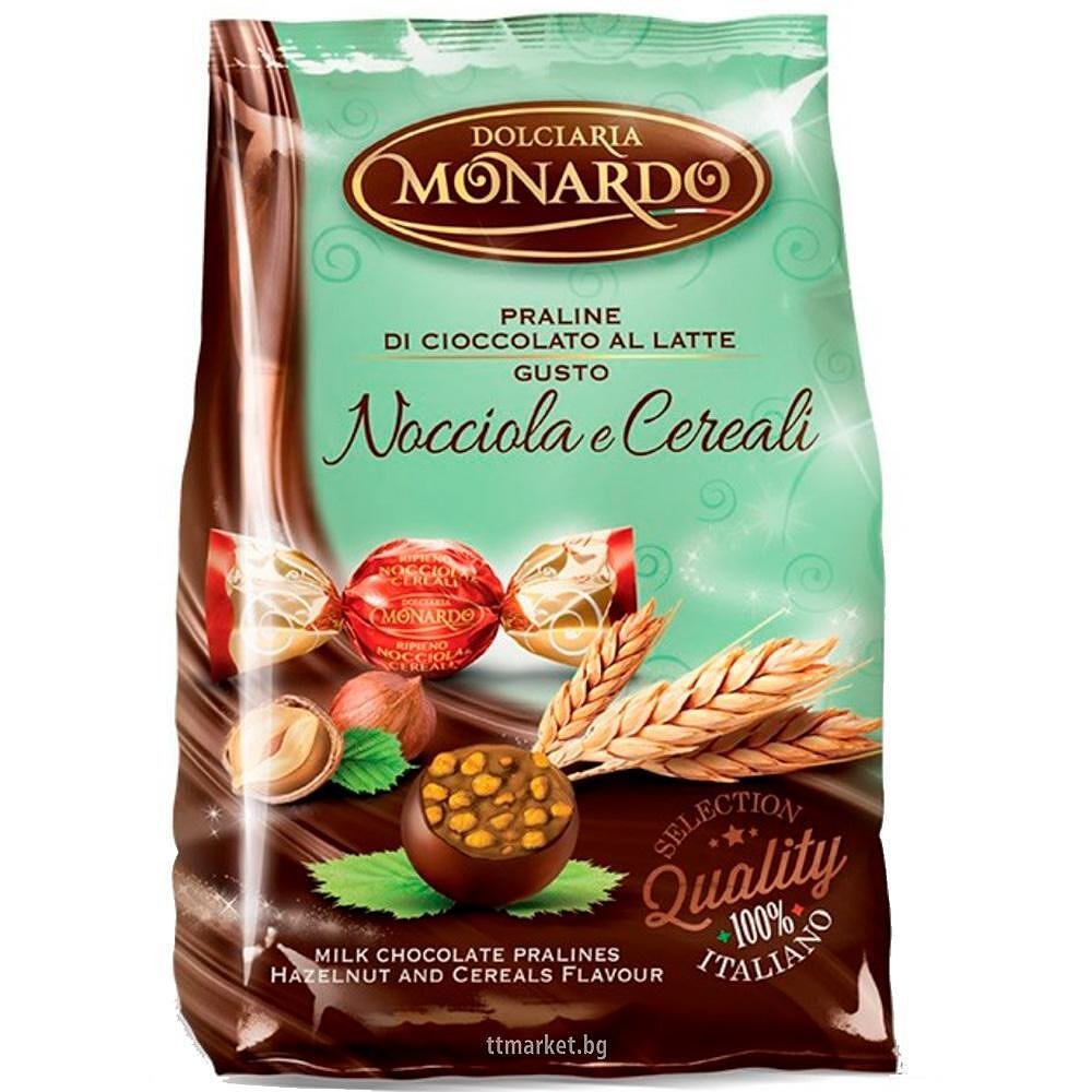 Dolciaria Monardo Praline di Cioccolato al Latte Gusto Nocciola e ...