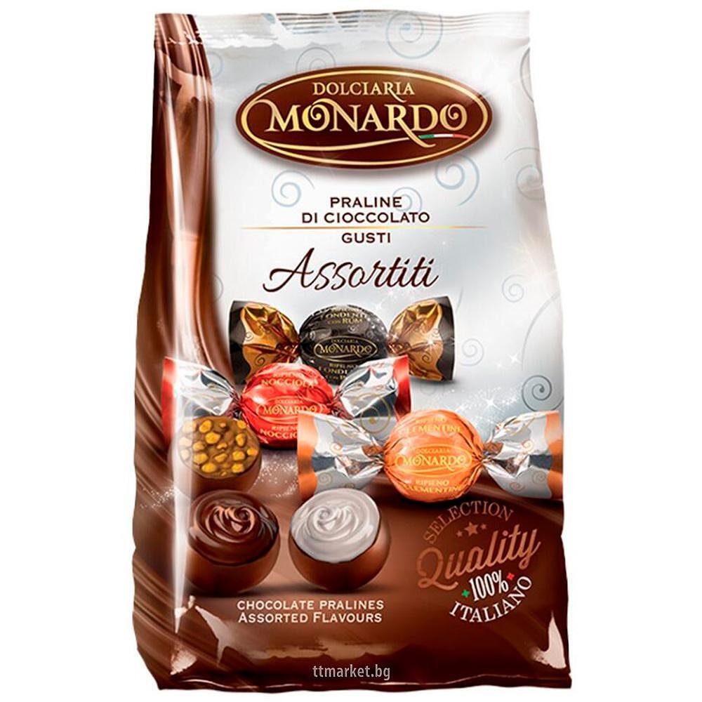 Dolciaria Monardo Praline di Cioccolato al Latte Gusto Assortit Пралини ...