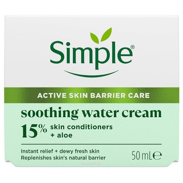 Simple Soothing Water Cream Въстановяващ и успокояващ крем за кожа с ...