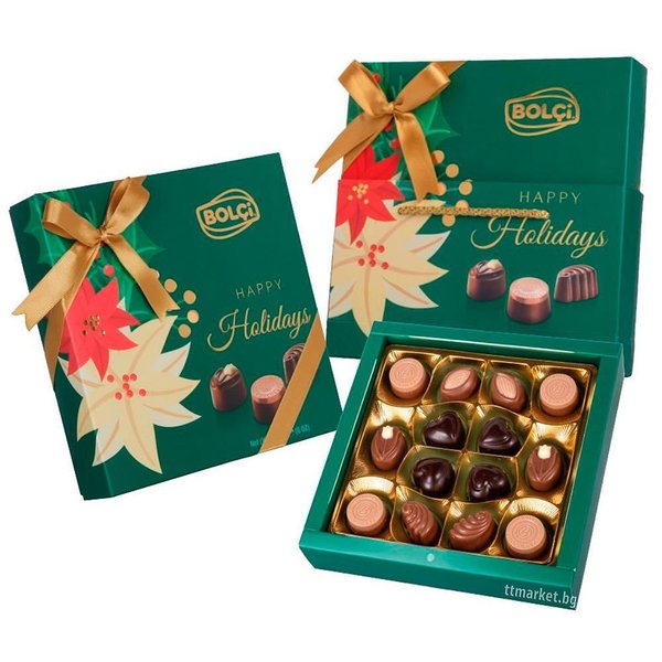 Bolci Happy Holidays Assorted Chocolate Шоколадови бонбони Асорти с ...