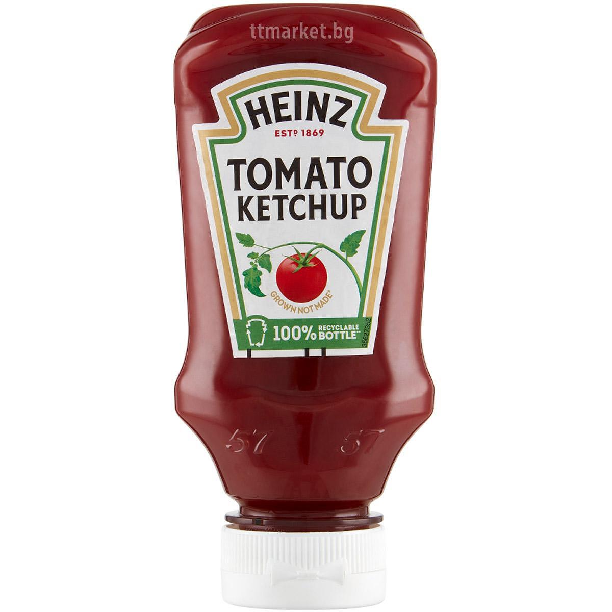 Heinz Tomato Ketchup Доматен кетчуп БЕЗ сгъстители, консерванти и ...