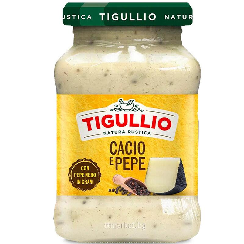 Tigullio Cacio e Pepe Nero in Grani Песто със сирене Пекорино и зърна ...