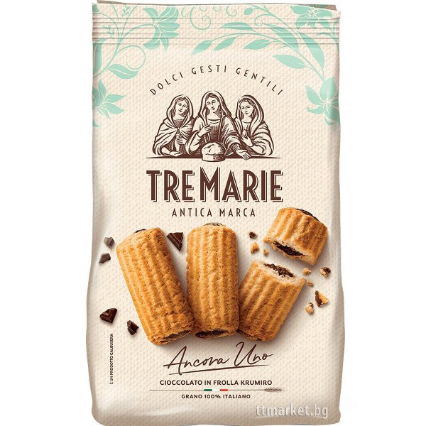 Tre Marie Ancora Uno Frolla con Cioccolato in Pezzi Бисквити с парченца ...