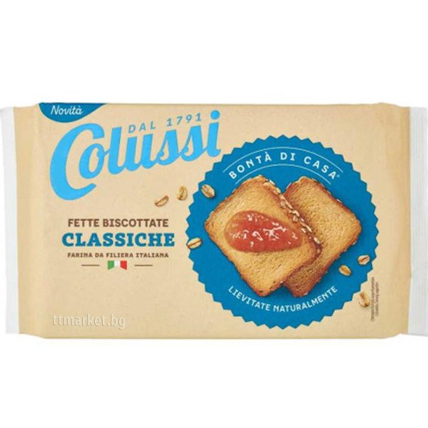 Colussi Fette Biscottate Classiche Златисти сухари с класически вкус ...