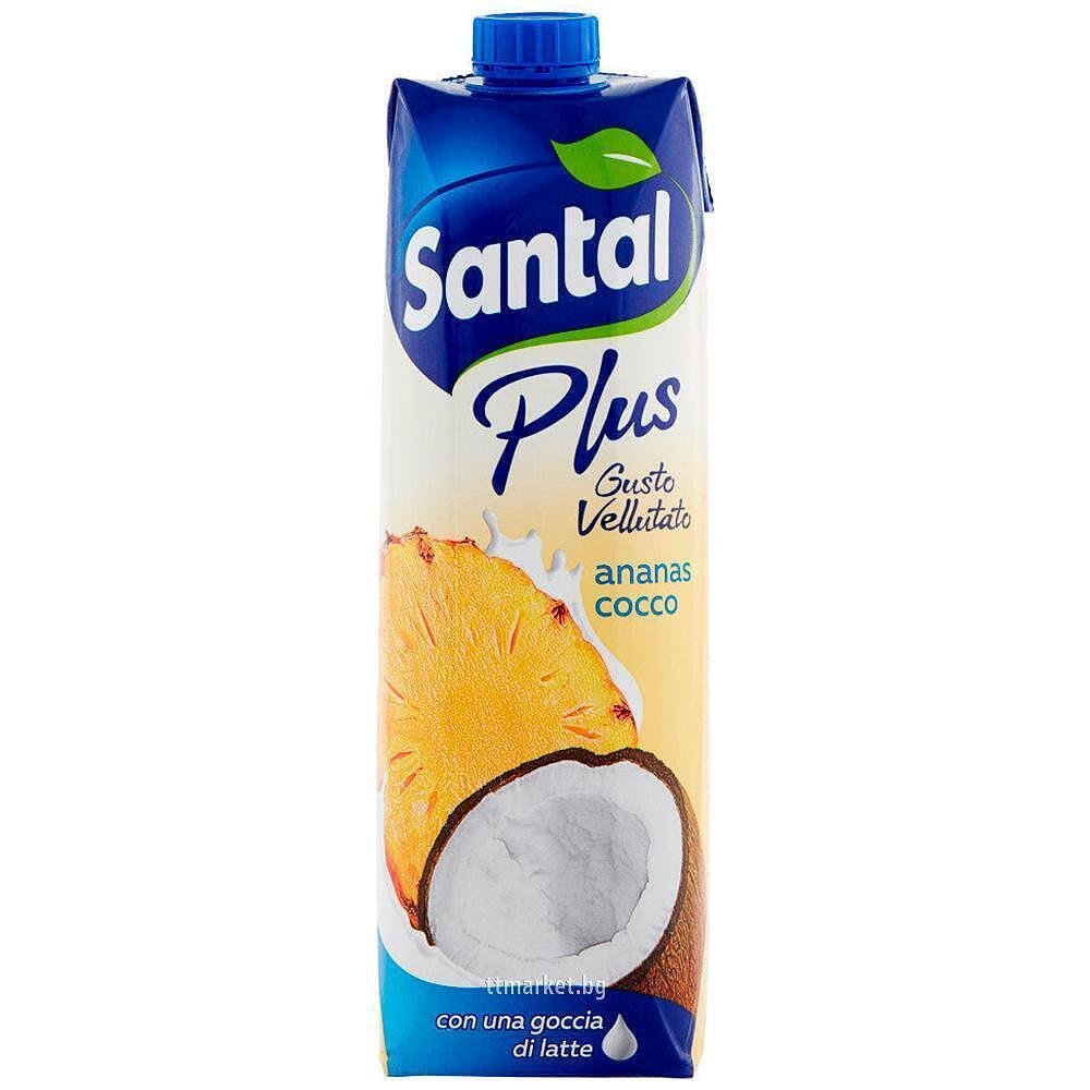Santal Plus Gusto Vellutato Ananas Cocco Сок от Ананас и Кокос с капка ...
