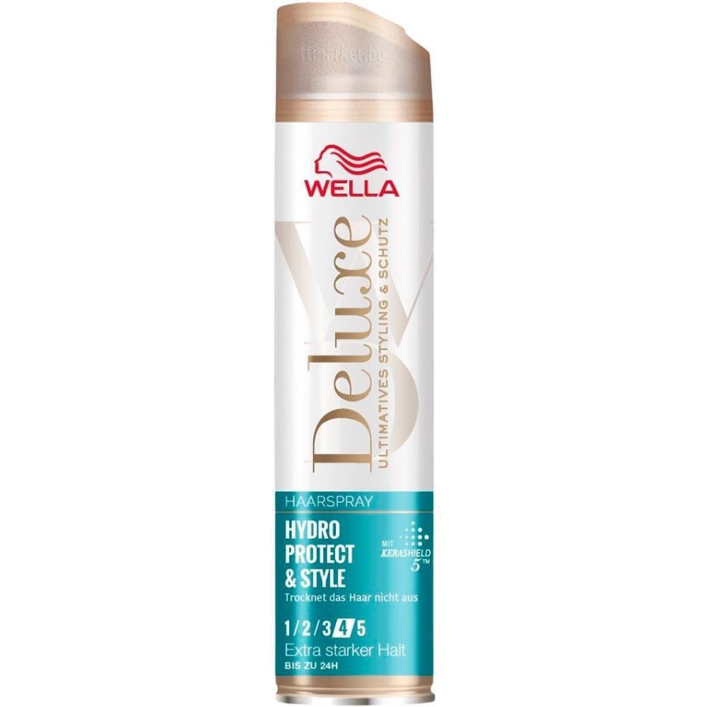 Лак за коса Wella Deluxe Hydro Protect Extra Strong Hold 4, 250ml