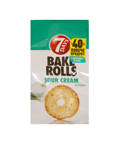 BAKE ROLLS 7 DAYS лук; сметана 70 г