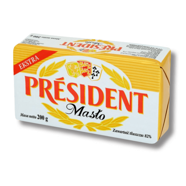 Краве масло PRESIDENT extra 82% 200 г