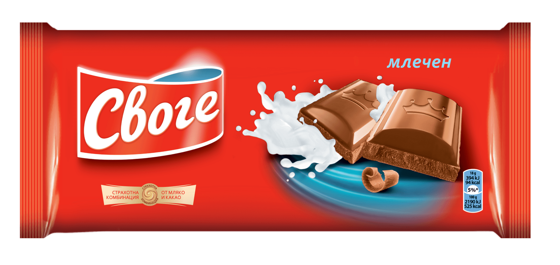 Шоколад СВОГЕ млечен 90 г