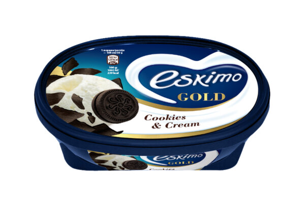 Сладолед ESKIMO Gold Black cookies 450 г