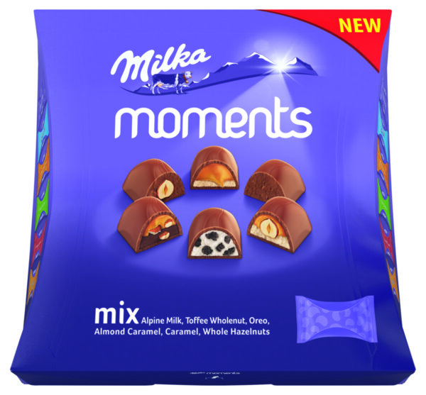 Бонбони MILKA Moments асорти 97 г