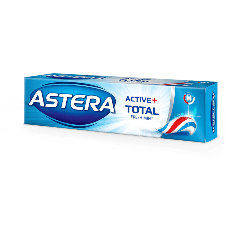Паста за зъби ASTERA Active + Total 100 мл