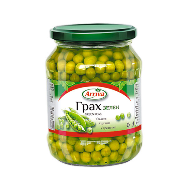 Грах зелен ARRIVA 690гр