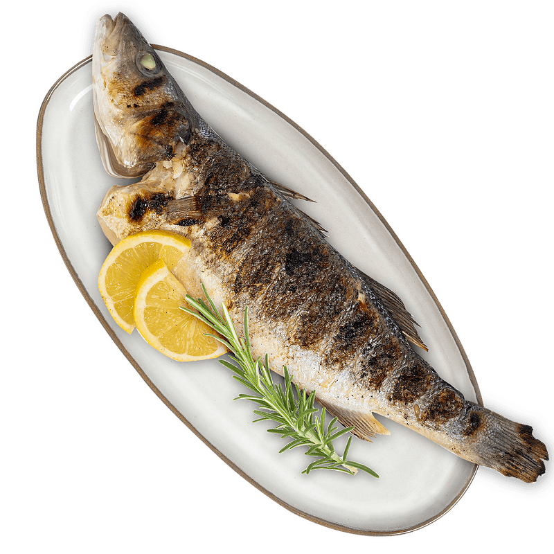 Лаврак на скара на грамаж