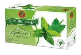 1033599 | Чай БИОПРОГРАМА мента и маточина, 30гр